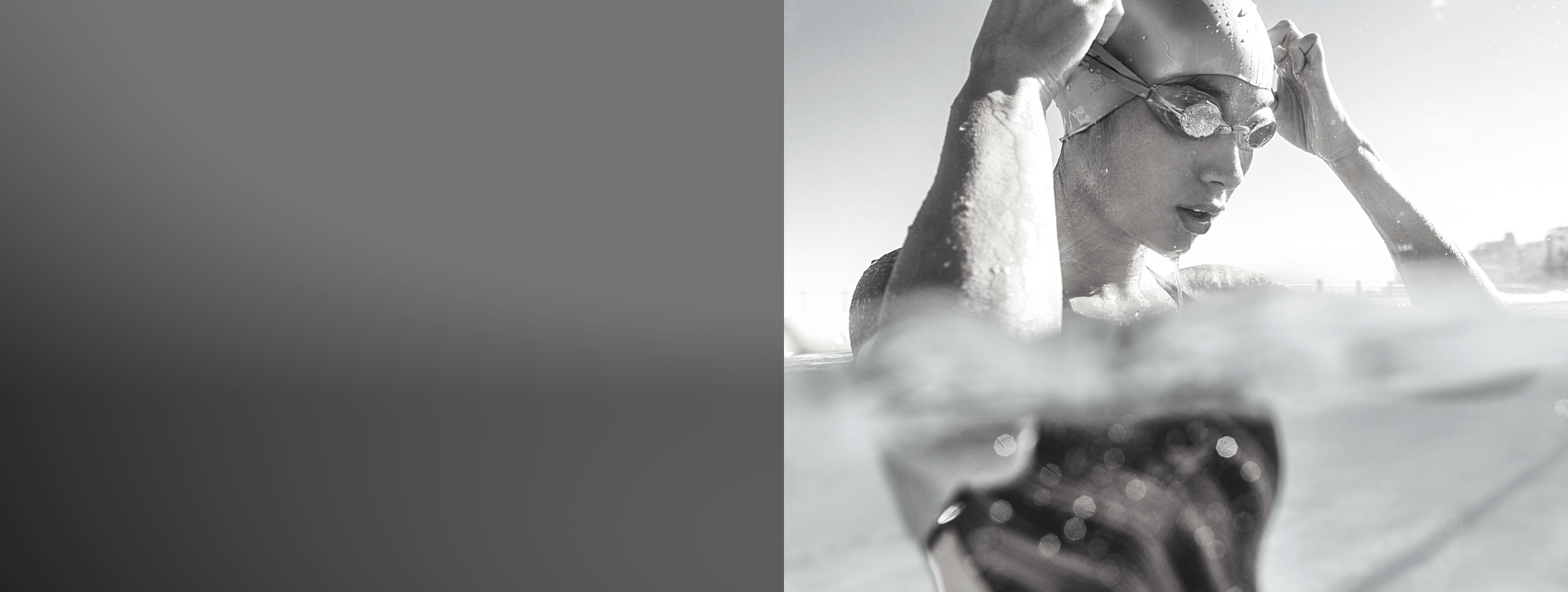 Schwimmen mit Haarsystem